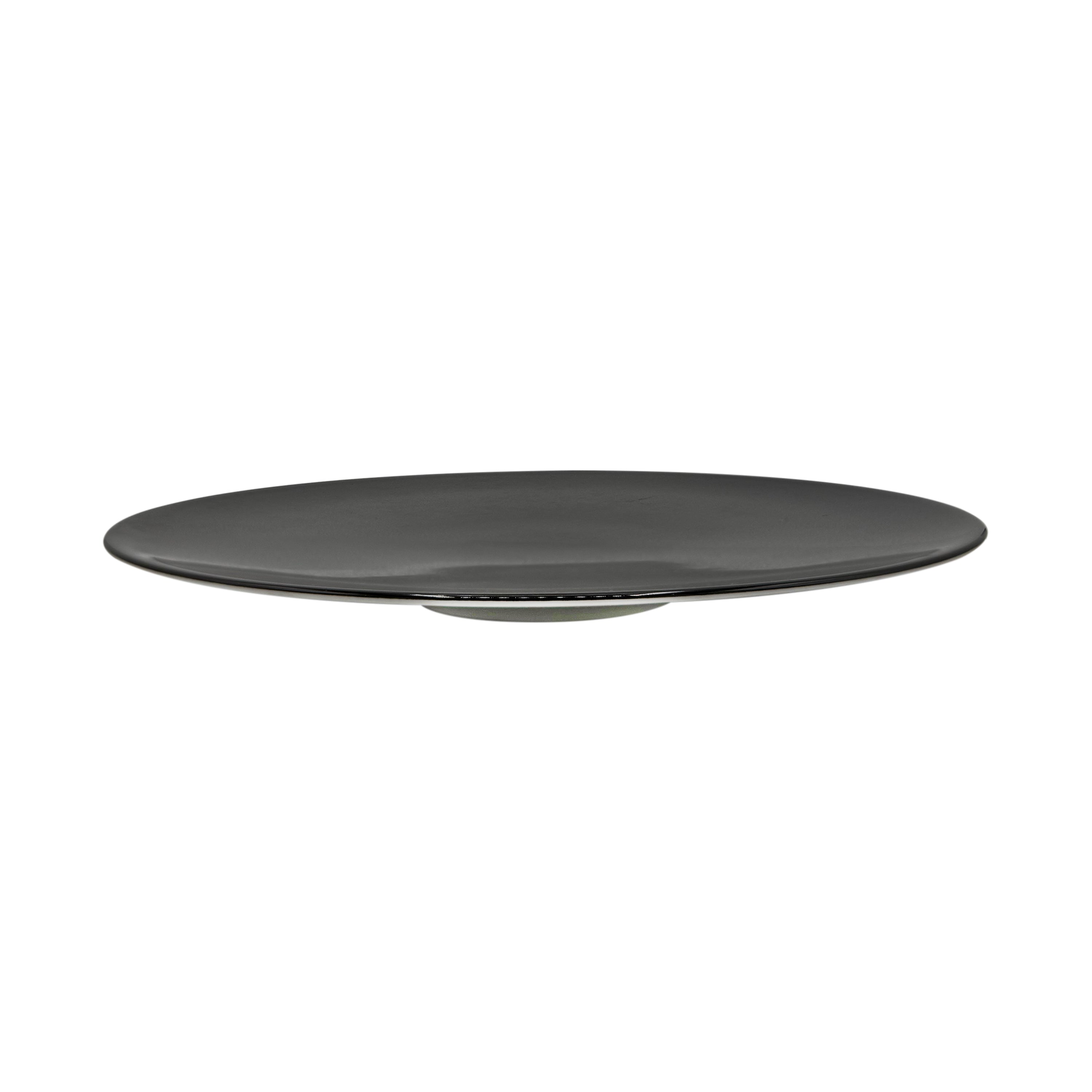 NOIR PAILLETÉ - Assiette 29 cm coupe, 2011 – J.L Coquet & Jaune de ...