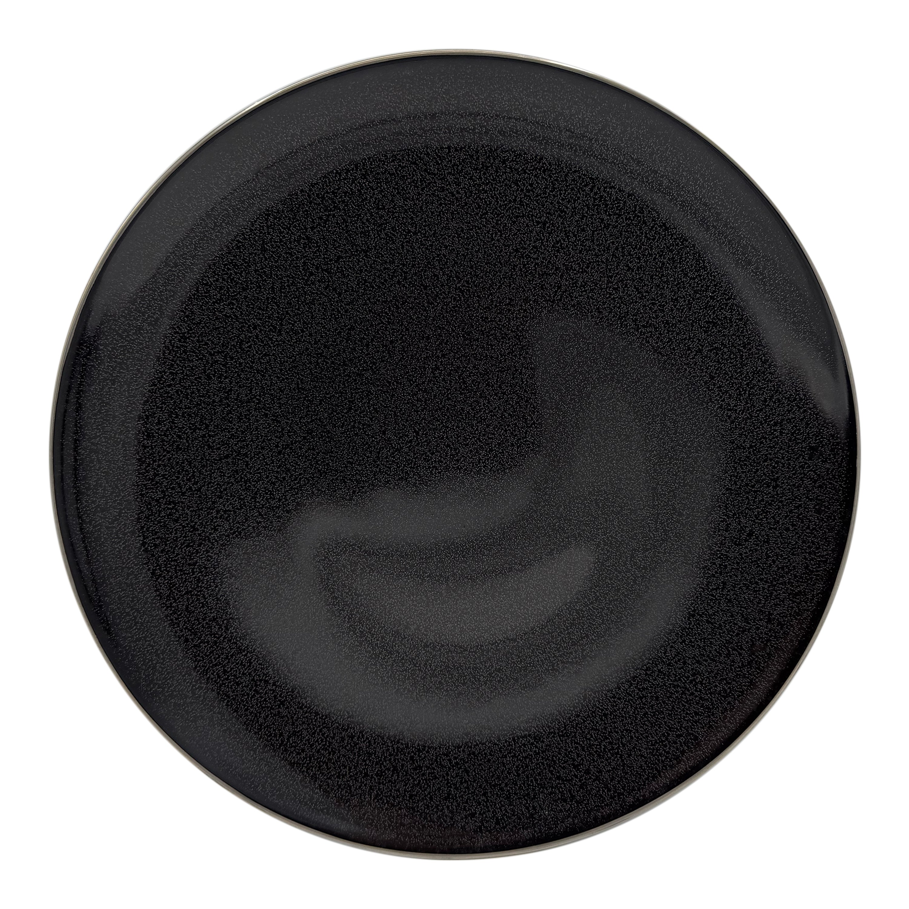 NOIR PAILLETÉ Filet Platine - Assiette de présentation – J.L Coquet ...