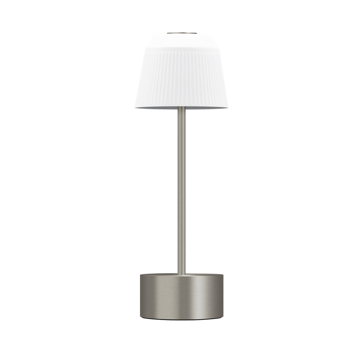 BOLERO Blanc Satiné - Lampe sur pied argenté – J.L Coquet & Jaune de ...