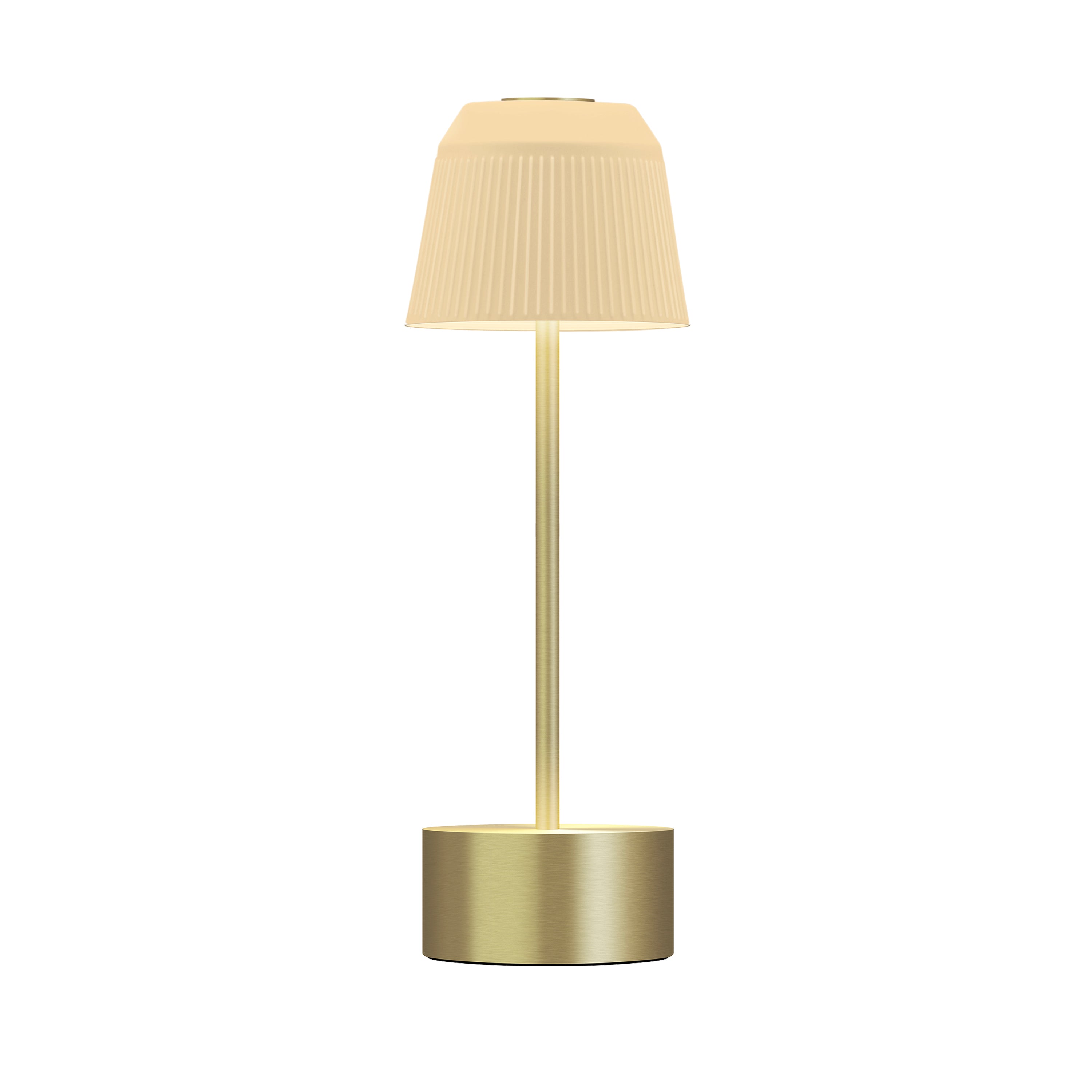 BOLERO Blanc Satiné - Lampe sur pied doré – J.L Coquet & Jaune de ...